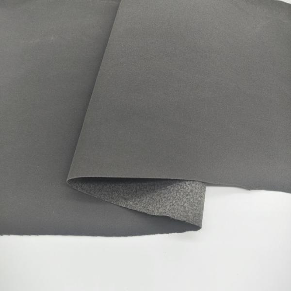 Quality Breathable Fabric Shoes Leather Antibacterial Stretch Microfiber Suede Leather for sale