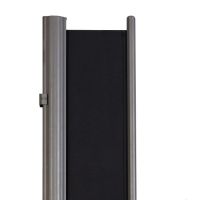 Quality Retractable Side Awning for Outdoor Patio Grey Polyester Sail Material Privacy for sale