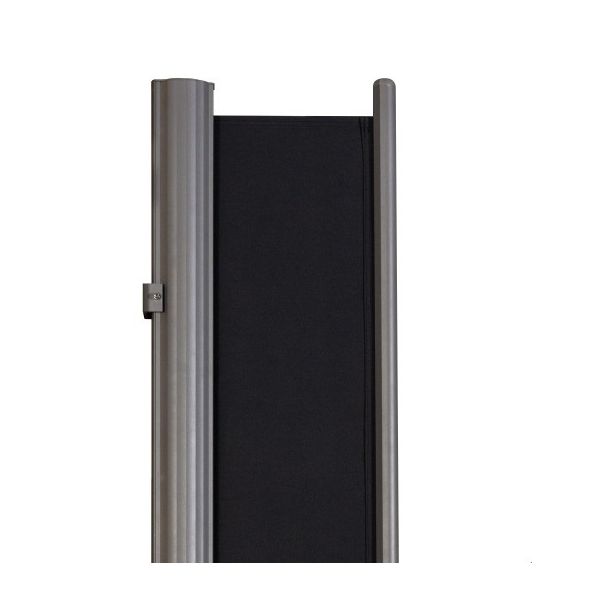 Quality Retractable Side Awning for Outdoor Patio Grey Polyester Sail Material Privacy Walls for sale