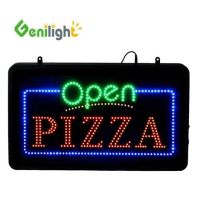 Quality ABS Open-Mold LED Pizza Sign for Indoor Genilight 22*13inch DC12V CE and RoHS for sale