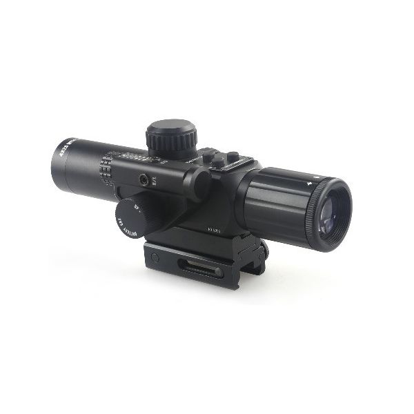 Quality Fingertip Adjustment Kandar or OEM 4x25IR M6 Scope with 80-100 Eye Relief for sale