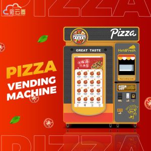 Quality 6800W Peak Power Pizza Vending Machine for Customized Color Options in Metal for sale