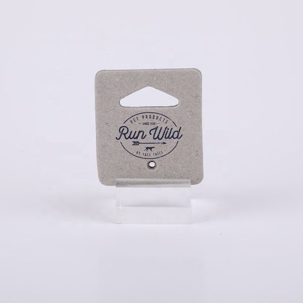 Quality Multifunctional Natural Color Socks Paper Hanger Cardboard J Hook For Display for sale