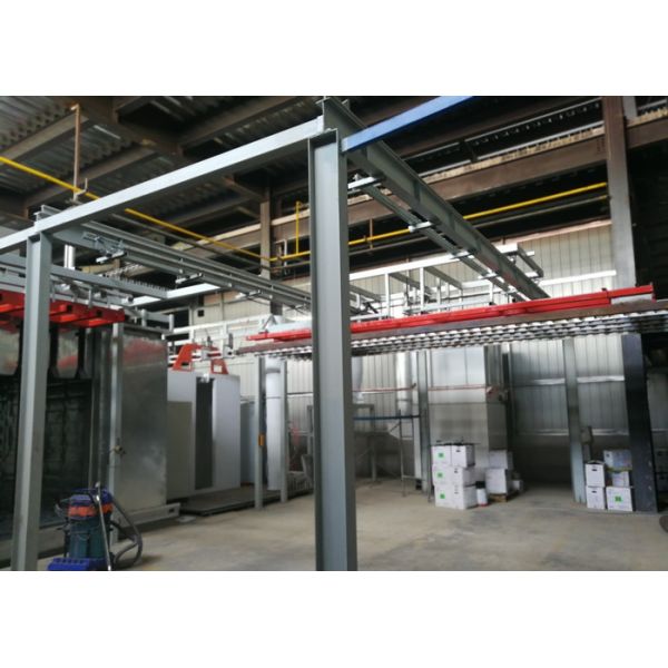 Quality Industrial Steel Substrate Automatic Powder Coating Equipment PLC Control for sale