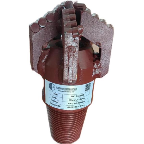 Quality Mining Industry Pdc Drag Cutters 5 Wing 131mm Mining Machinery Parts for sale