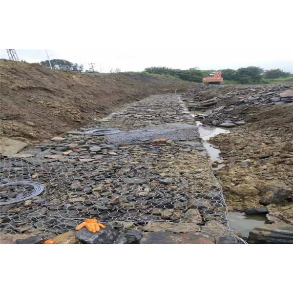Quality Galvanized Gabion Box River Protection Hexagonal Gabion Mesh for sale