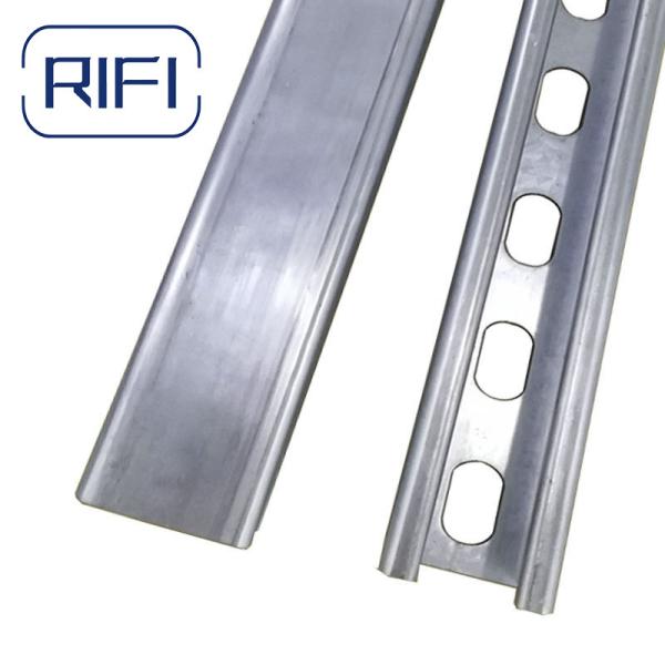 Quality 20ft Length Strut Channel And Fittings with Thickness 0.8mm-3mm for Wall Mount for sale