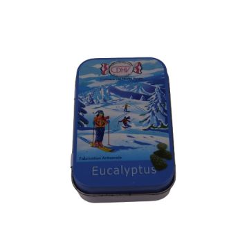 Quality Bulk Mini Empty Hard Fruit Candy Tin Box With Lid OEM ODM for sale