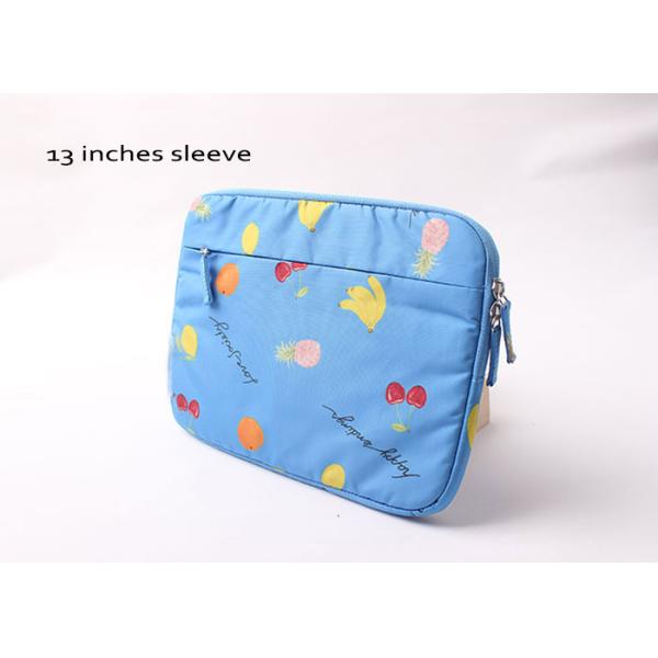 Quality Water Repellent Flower Printed Nylon Laptop Sleeve for sale