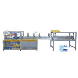 Quality L6100 * W1250 * H1730mm Bottle Case Packer Machines For PET / PP Square Bottles for sale