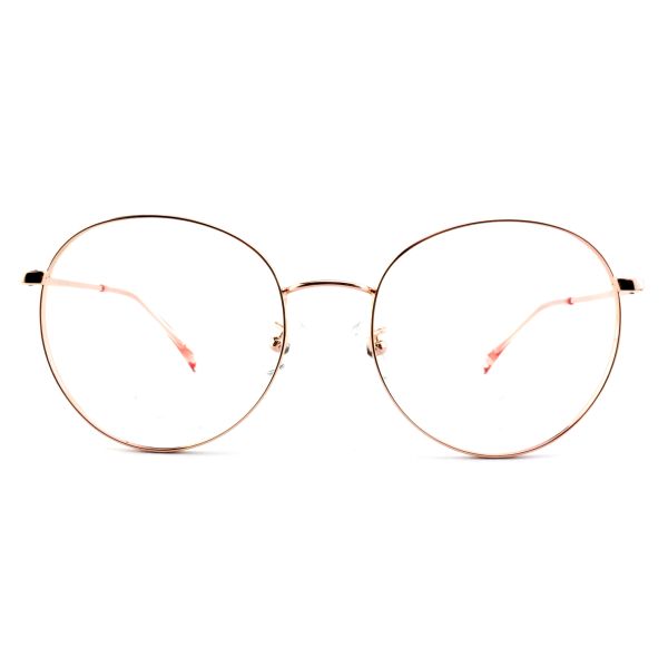 Quality FM2597 Durable Lightweight Metal Spectacles Frames Unisex Optical Round Eyewear for sale