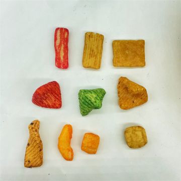 Quality oem puffed rice crispy cracker in bulk snack chinese manufacturers for sale
