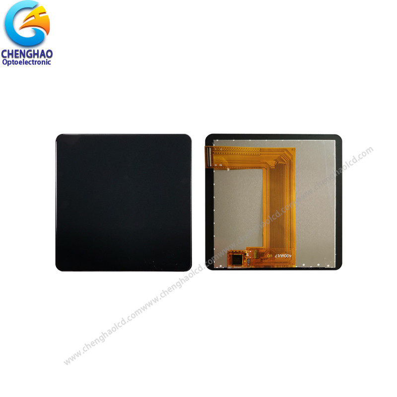 Quality 3.95 Inch Square Touch Screen 24 Bit RGB All Black Effect 480X480 TFT LCD Panel for sale