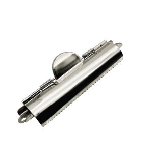 Quality High-end metal folder clips 110mm Metal Small Metal ticket holder Toothed for sale