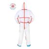 china Beekeeper SMS Type 5 6 White Coveralls Disposable With Hood Melt Tape