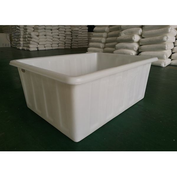 Quality K350L Open Top Large Aquaponics Fish Tank With Rectangular / Square Shape LLDPE for sale