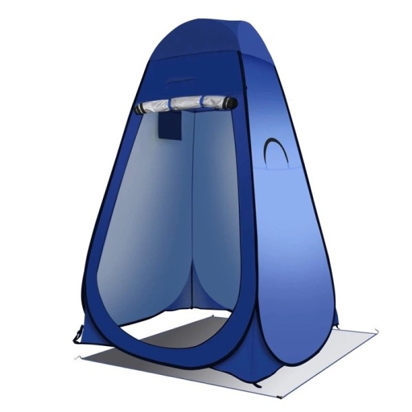 Quality Silver Coated 40x75inch 1 Door Privacy Camping Shower Tent for sale