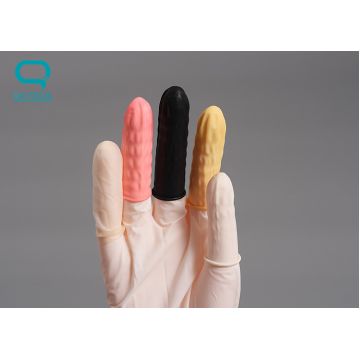 Quality ​ESD Pink Latex Finger Covers For Protecting Fingers S/M/L/XL Size for sale