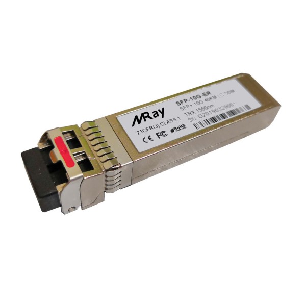 Quality Mikrotik 10g SFP+ Transceiver Module 40km Cooled EML Laser Dual LC Connector for sale