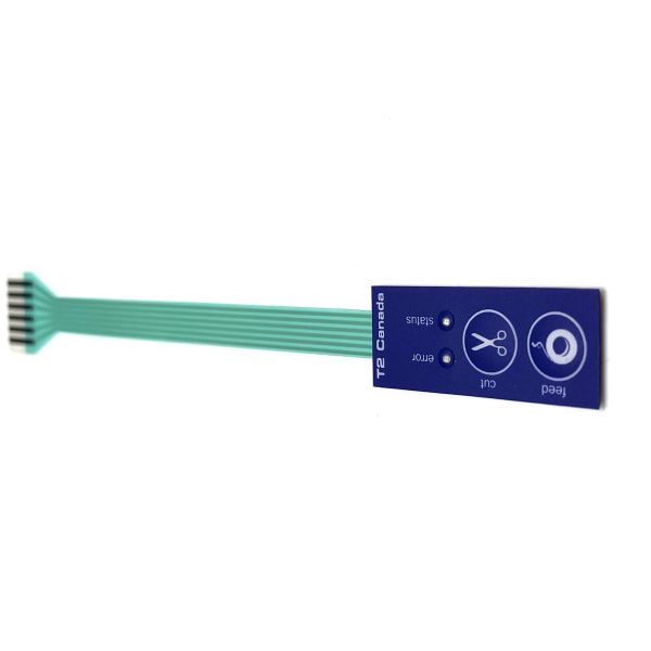 Quality EL Backlit Poly Tactile Membrane Switch Customized For Household Appliances for sale