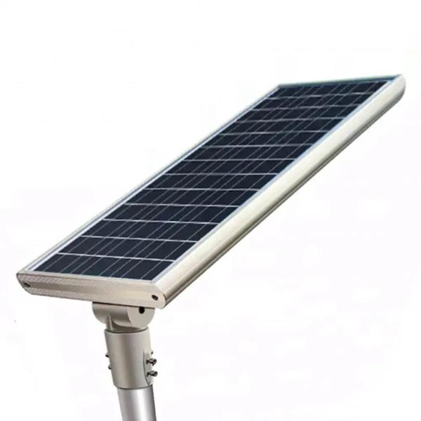 Quality 30W 40W 120W All In One IP65 Lithium Battery Powered Self Cleaning Solar Street for sale