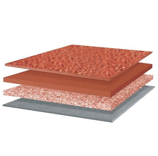 Quality Red Semi Prefabricate Running Track Weather Resistance for sale