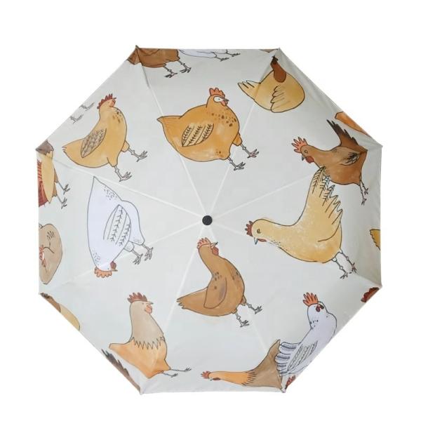 Quality Customized Print Logo DIY Umbrella with Black Steel Shaft and 190T Pongee Fabric for sale