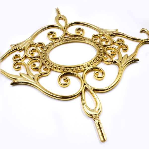Quality 5*8mm Electroplate Gold Windows Georgian Bar Shining Surface for sale