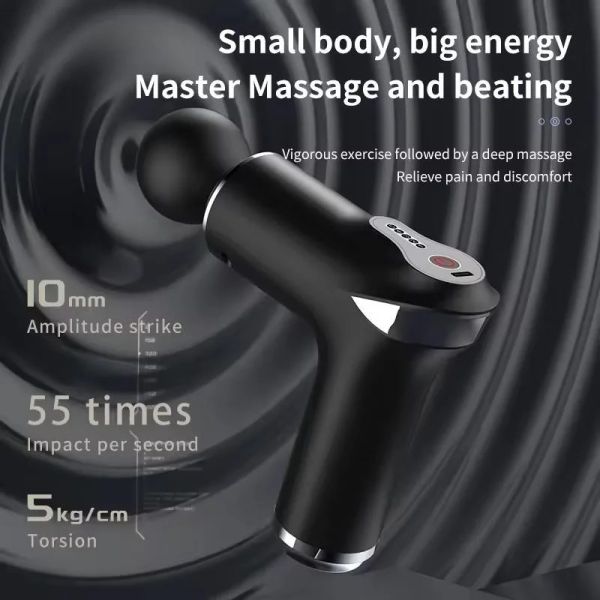 Quality 5 Speed Levels Handheld Mini Massager Gun for Targeted Deep Tissue Percussion for sale