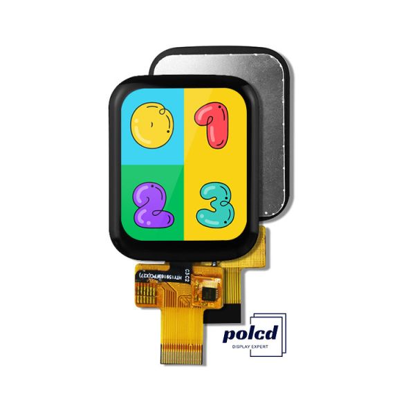 Quality Polcd 1.69 Inch 240x280 Capacitive Touch Panel Full View Angle LCD Module For Smart Watch for sale