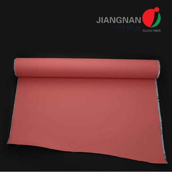 Quality Pink Fiberglass Welding Blanket Deck Fire Washable Fiberglass Silicone Fabric for sale