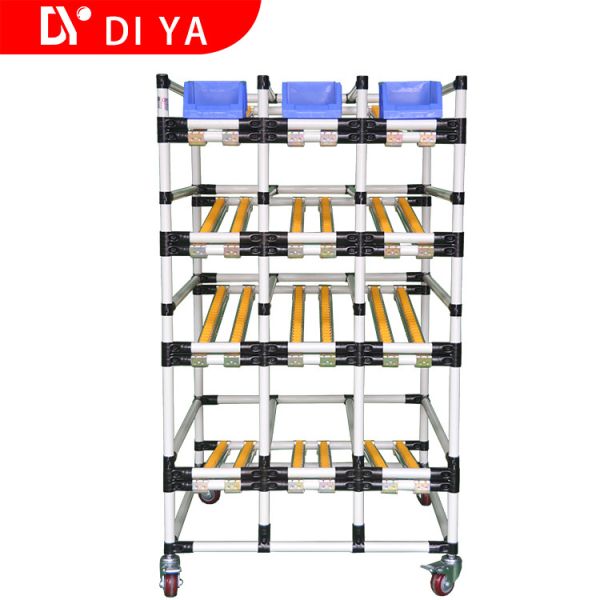 Quality Modular system Industrial Lean Pipe Racking System Shelf for sale