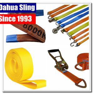 Quality En 1492-1 Standard Endless Lifting Slings Yellow Lifting Straps Durable 1 Layer for sale