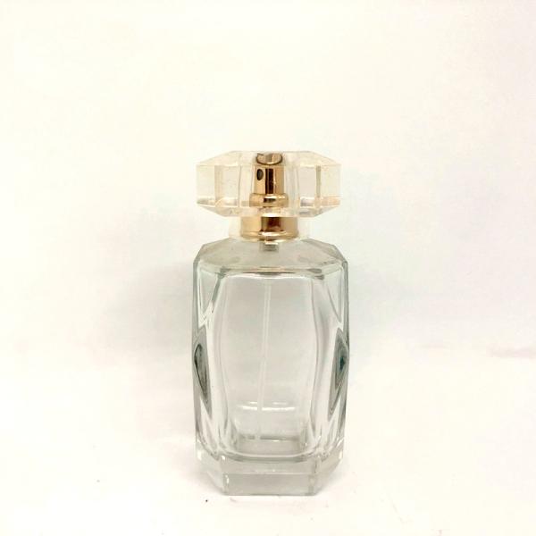 Quality 75ml Exquisite Diamond Perfume Bottle Glass Bottle Transparent Bayonet Spray for sale