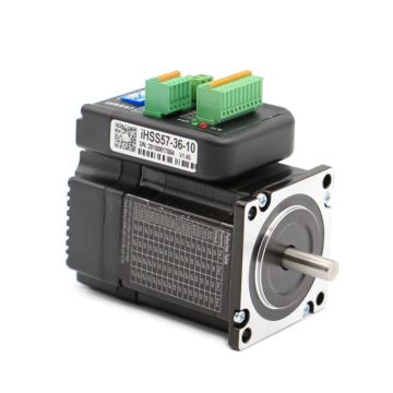 Quality Black Body 1.8deg 5A 3N.M Nema24 Closed Loop Stepper Motor With Integrated for sale