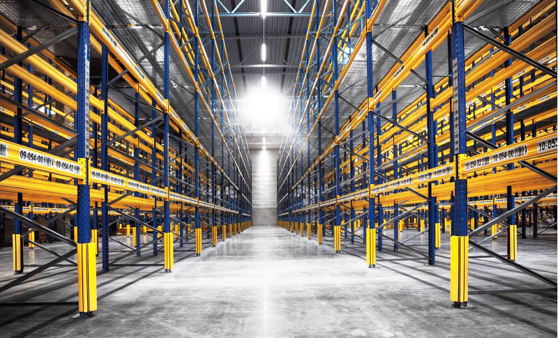Racking Upright Protectors  Rack End  Protector Guard  Warehouse Safety Bollard