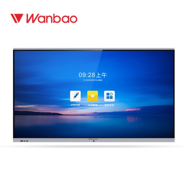 Quality School Office Smart Interactive Whiteboard 75'' LED 4K IR Touch Digital TV for sale