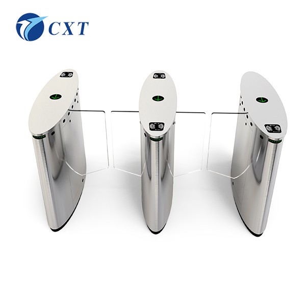 Quality Stainless Steels Self Protection Sliding Gate Turnstile Acrylic Swing Barrier Gate 510TY- for sale