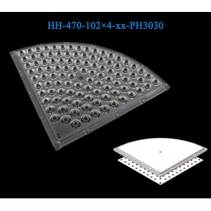 Quality High-Output Arena Lens 272×272mm | 408pcs 3030 LEDs | 10°–90° Multiple Options & for sale