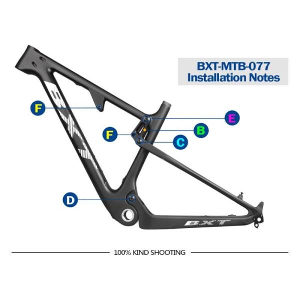 Quality BXT Full Suspension Bike Frame Parts Shockingproof Shox Screws for sale