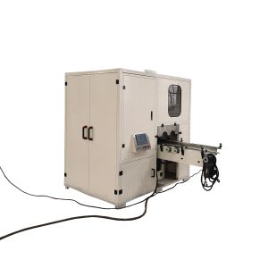 Quality Fully Automatic Toilet Tissue Paper Double Channel Log Saw Cutting Machine for sale