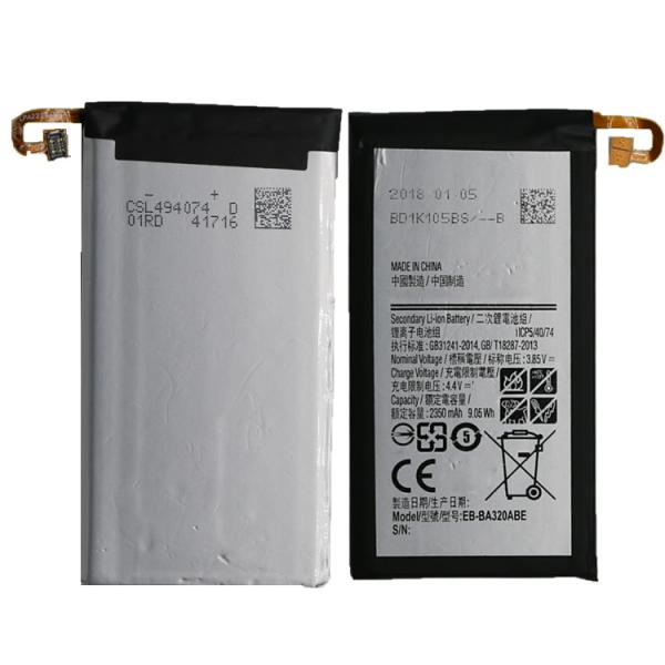 Quality Battery For Samsung Galaxy GALAXY A3 2017 / EB-BA320ABE 2350mAh for sale
