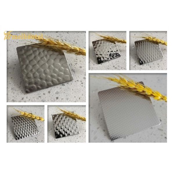 Embossed sheet surface detail