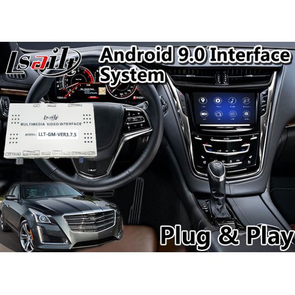 Quality Lsait Android Multimedia Video Interface for Cadillac CTS / Escalade Carplay for sale