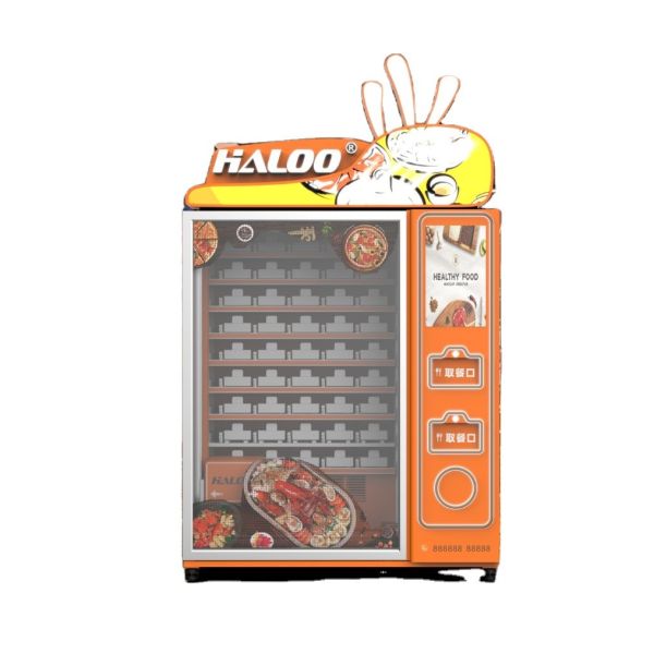 Quality High heating efficiency automatic food vending machine with microwave for sale
