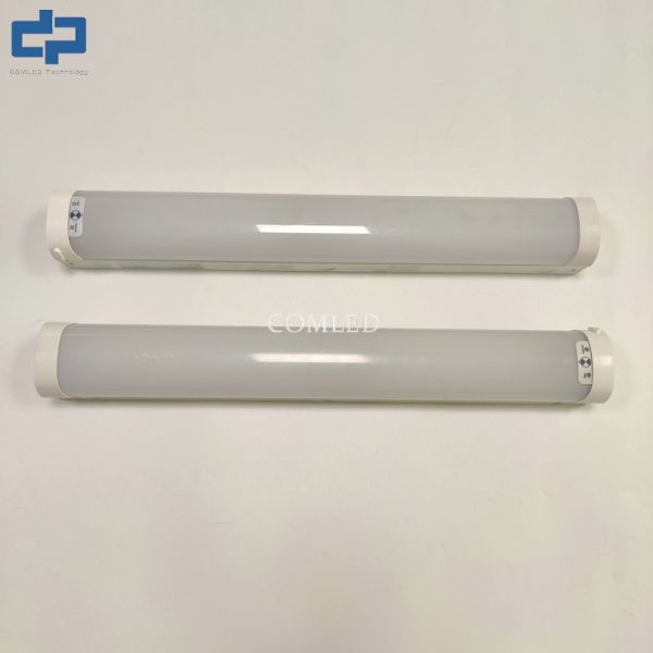 Quality AC 220v Emergency 600mm LED Shop Light 120lm/W Led Wrap Light for sale