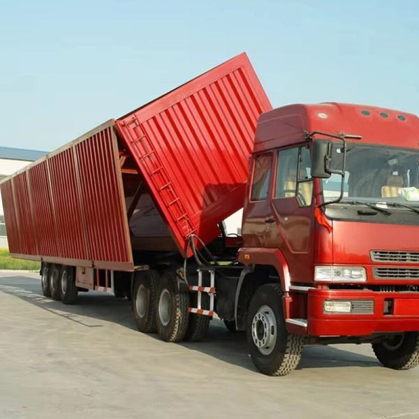 Quality 3-Axles Tipping Coal Mine Transportation Semi Trailer Engineered For Efficient Transportation Unloading Of Sand Coal for sale