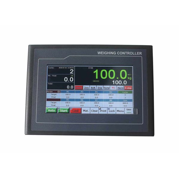 Quality Single Scale HMI Ration Batching Weighing Controller For Concrete Batching for sale