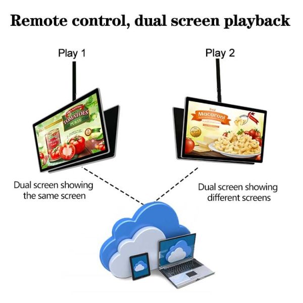 Quality 43 Inch Hanging Lcd Advertising Player Screen for sale