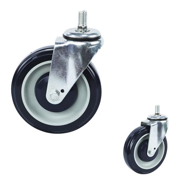 Quality 100mm PU Trolley Wheels Heavy Duty for sale